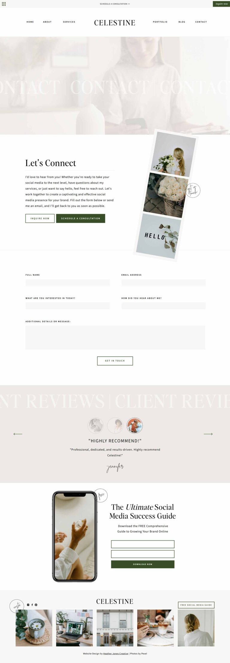Contact Page Examples & Best Practices: 15 Designs You’ll Love ...