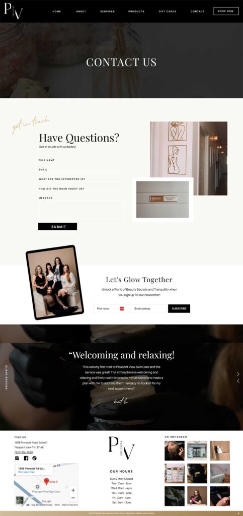 Contact Page Examples & Best Practices: 15 Designs You’ll Love ...