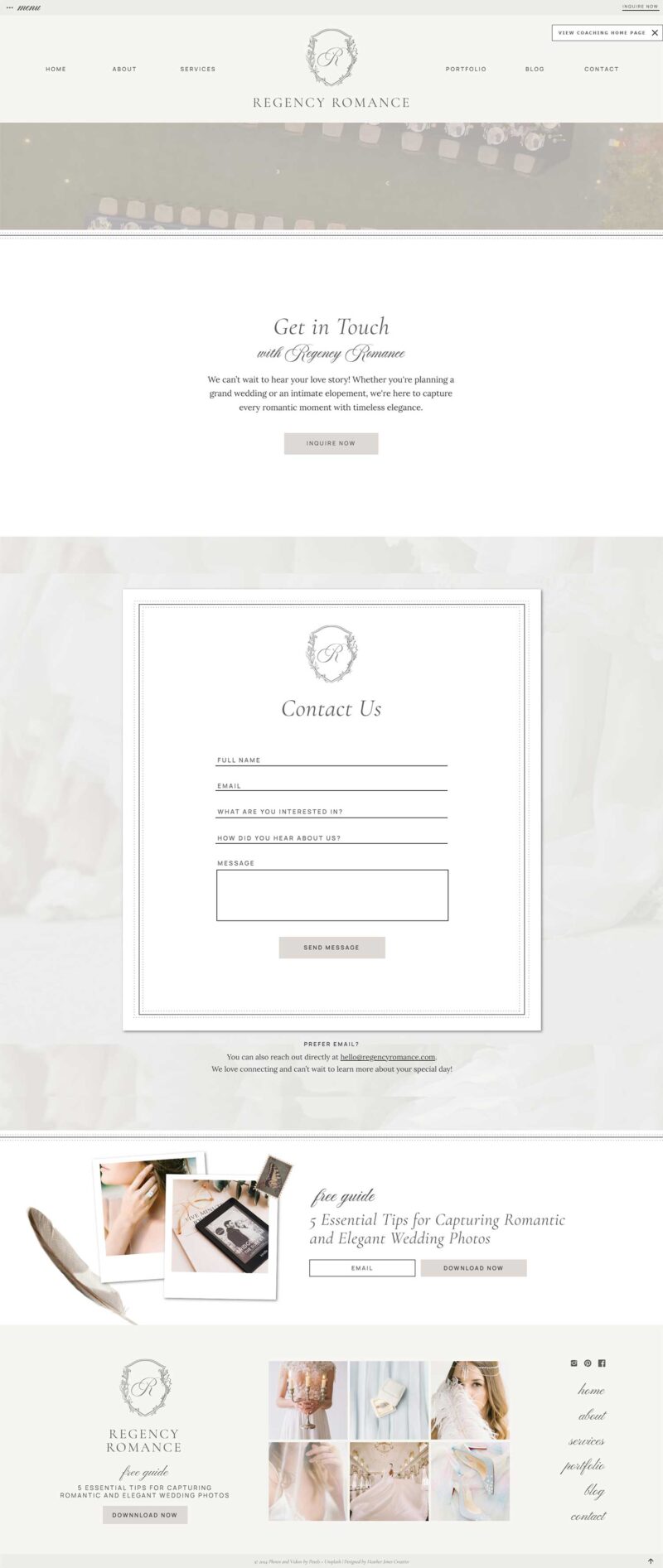 Contact Page Examples & Best Practices: 15 Designs You’ll Love ...